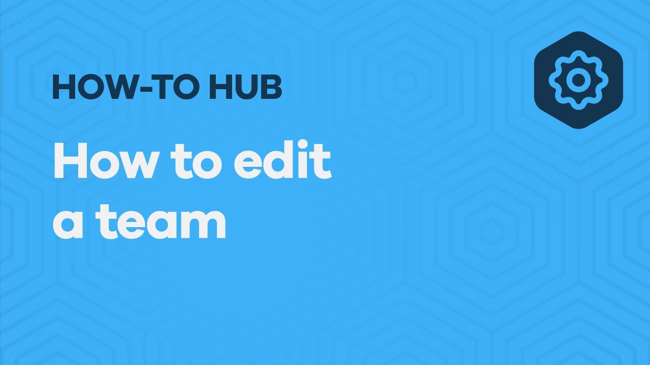 How to edit a team UK - YouTube