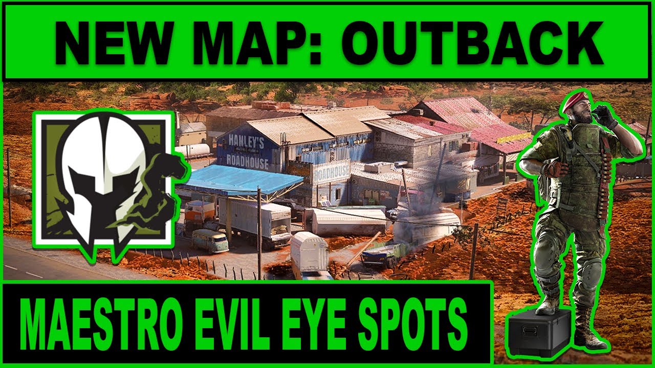 The Best Maestro Evil Eye Spots On OUTBACK - Rainbow Six Siege - YouTube