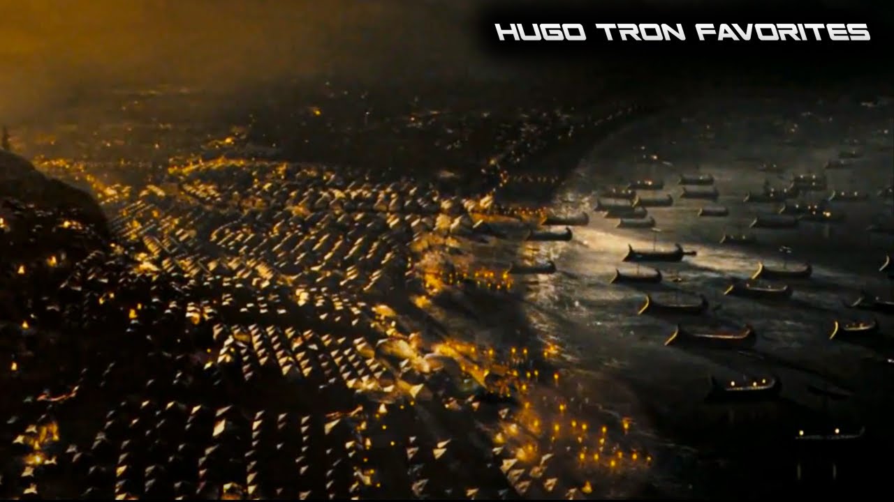 "I saw those ships smash on the rocks" Scene in 300 - YouTube