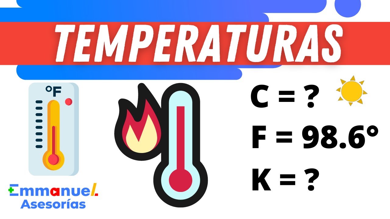 🥵Conversión de Escalas de TEMPERATURA. Ejercicios Resueltos paso a paso ...