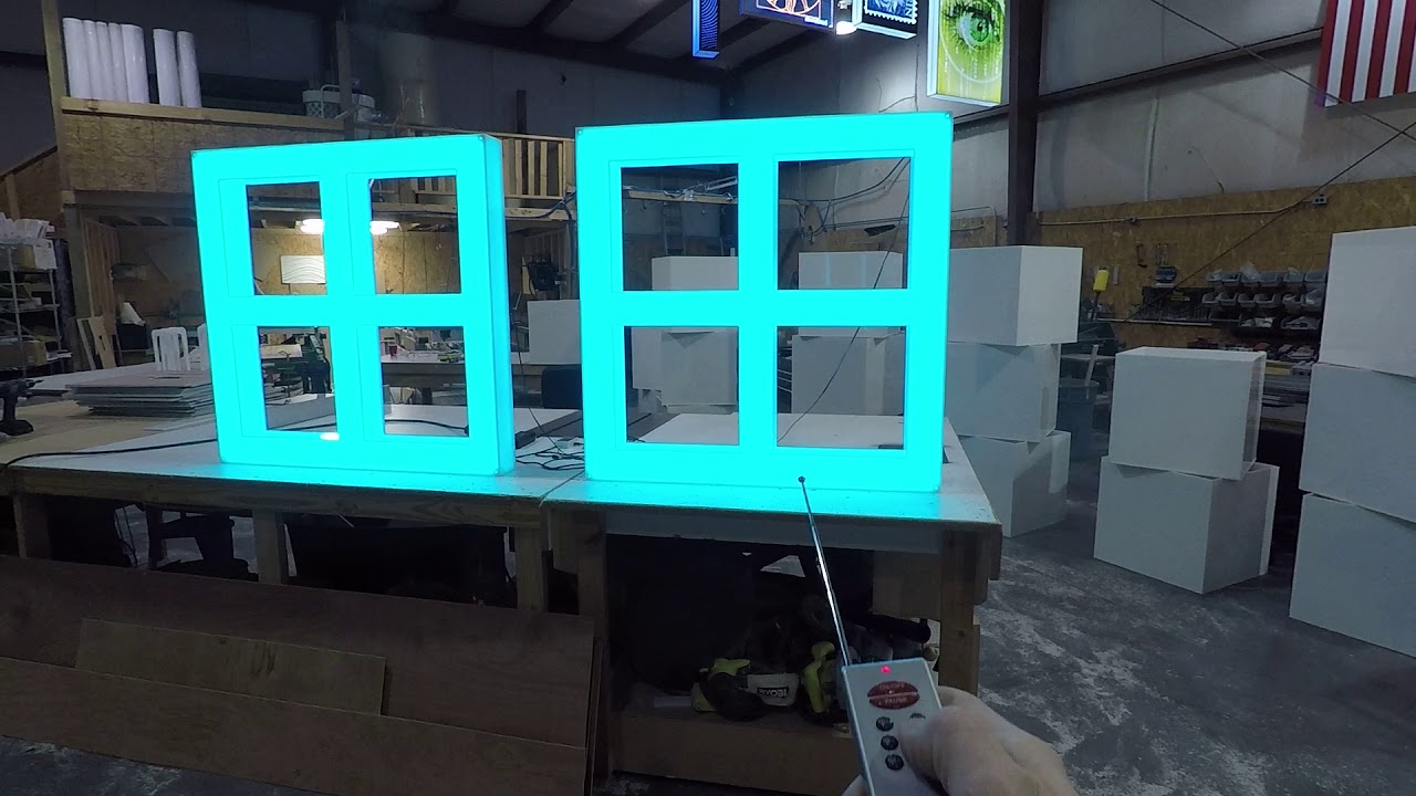 Custom LED wall mount light fixtures - YouTube