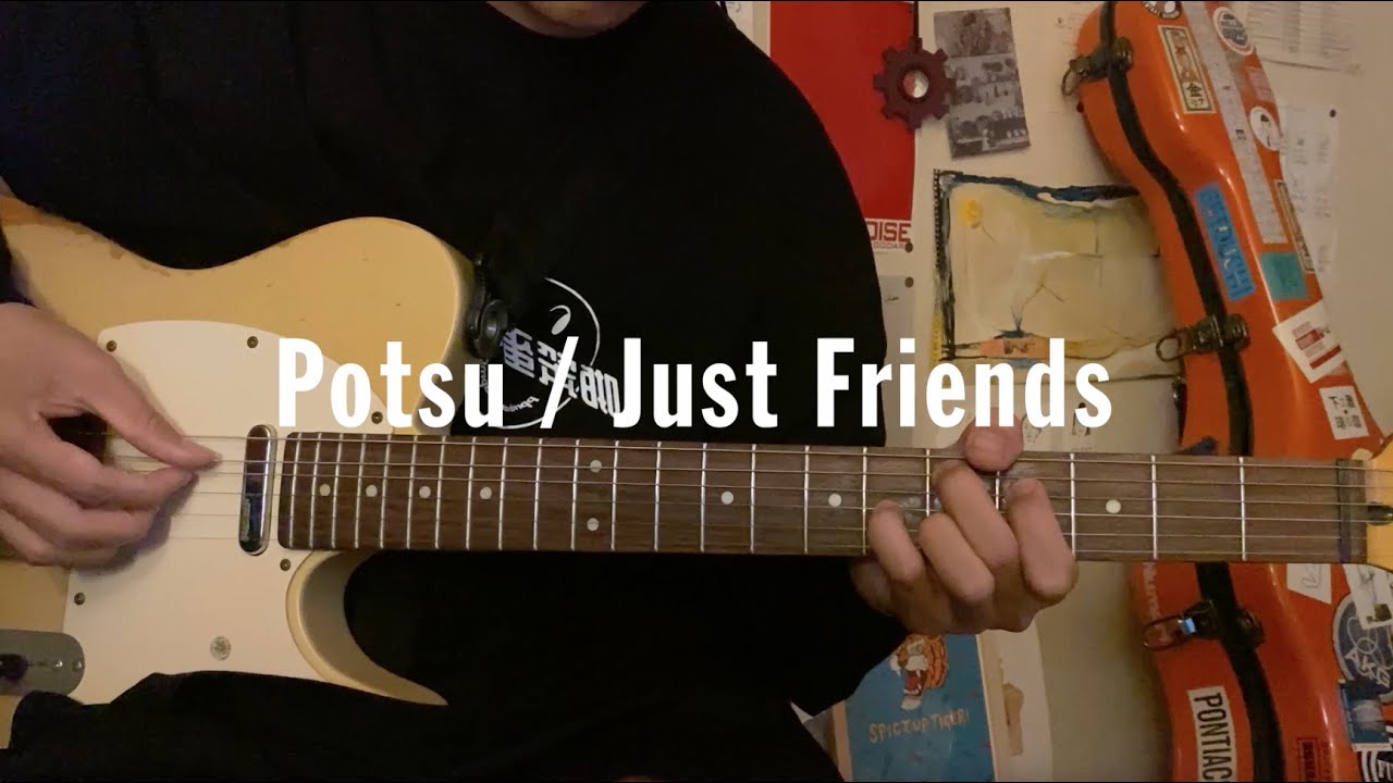 Potsu / just friends (Guitar tutorial with tab) - YouTube