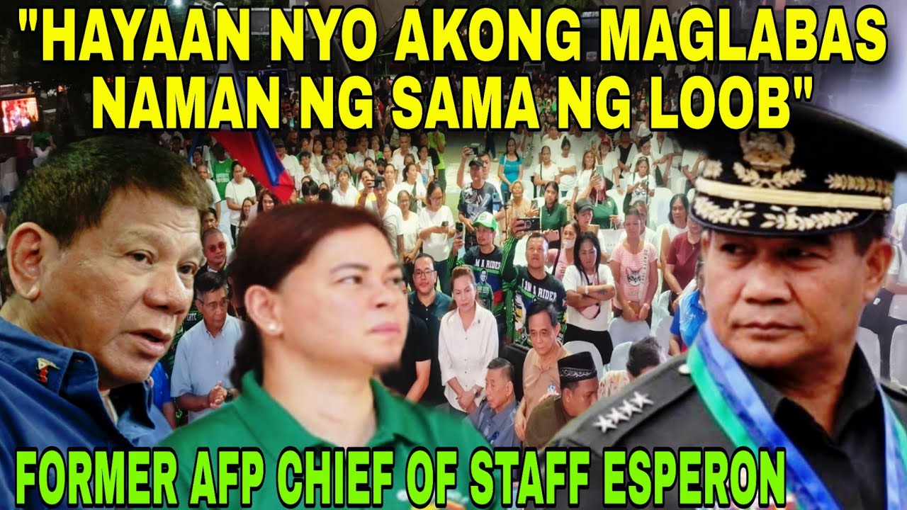 Lumabas at Nagsalita na Former AFP Chief of Staff Ret. Gen. Hermogenes ...