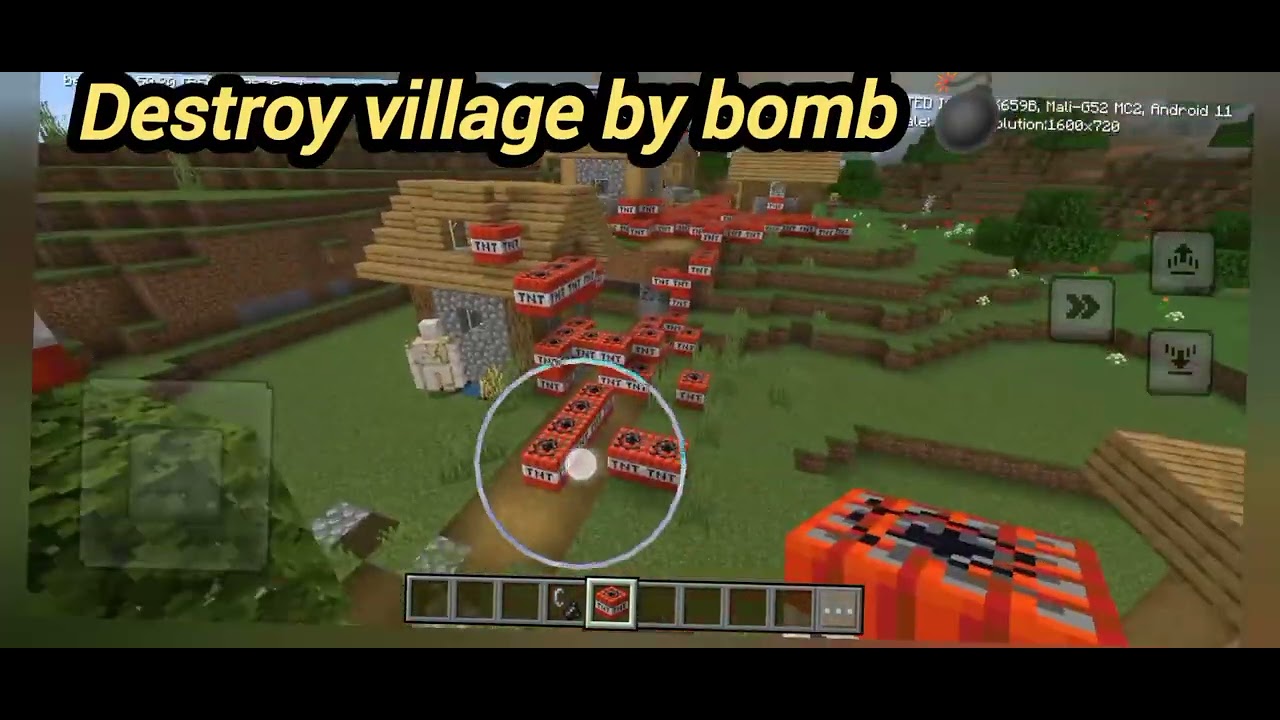 TNT Insanity: Entire Village Destroyed! | Minecraft Realistic Physics ...