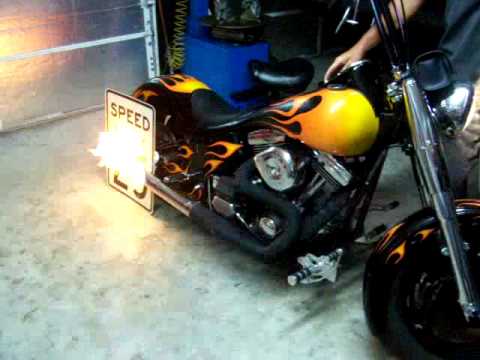 Custom Flame Throwing Motorcycle by Evil Twin Motorcycles - YouTube