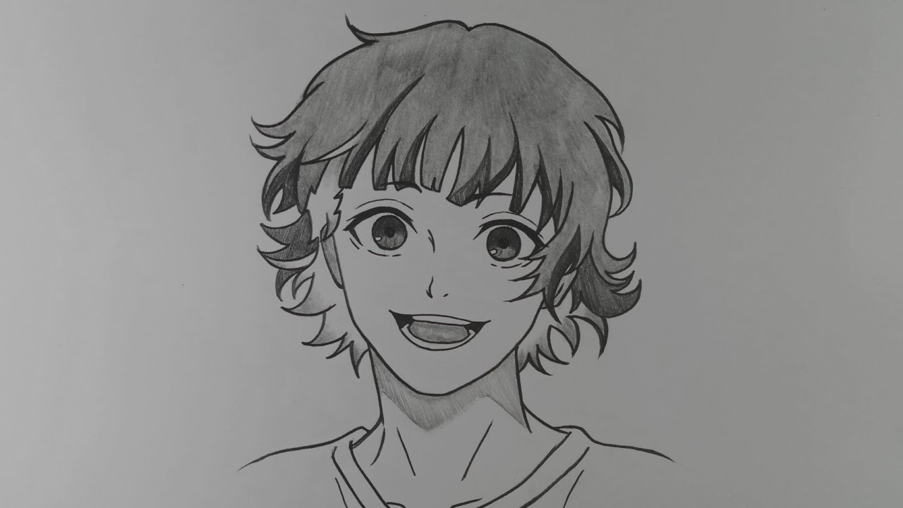 Cara Menggambar Anime untuk Pemula || Menggambar Bachira - Blue Lock ...