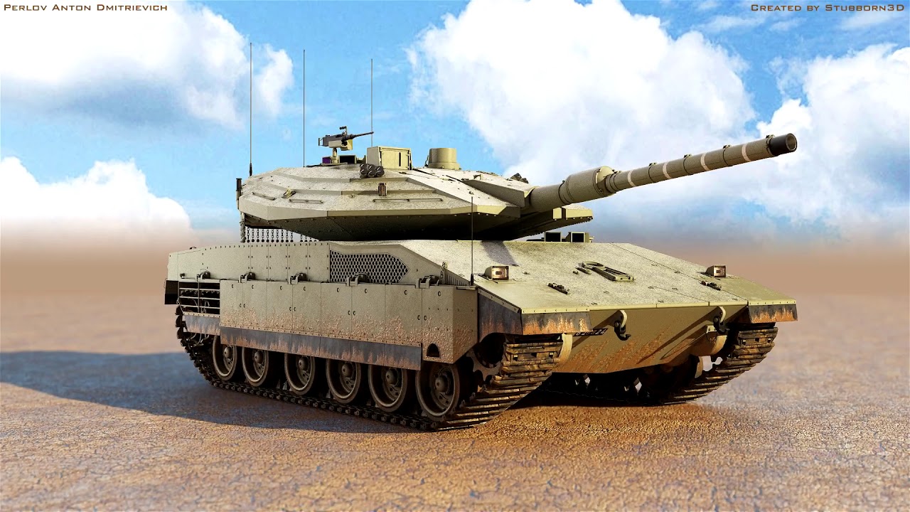3D model Merkava Mk4 Main Battle Tank - YouTube