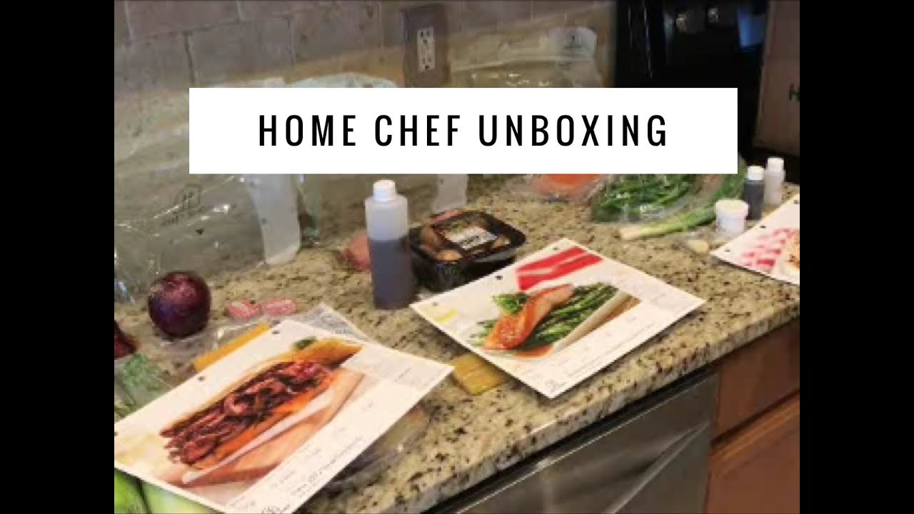 Home Chef Unboxing - What's On The Menu This Week? - YouTube
