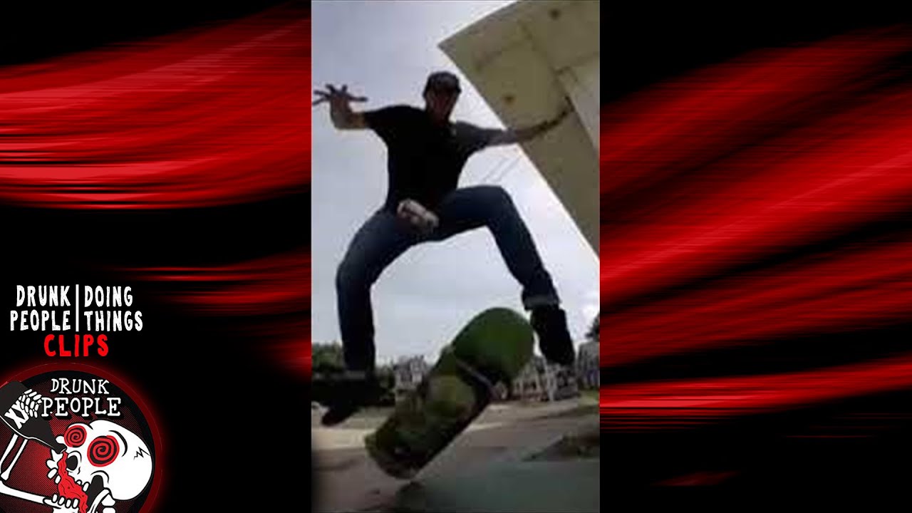 Skateboard Beer Trick | Drunk People Doing Things Clips - YouTube