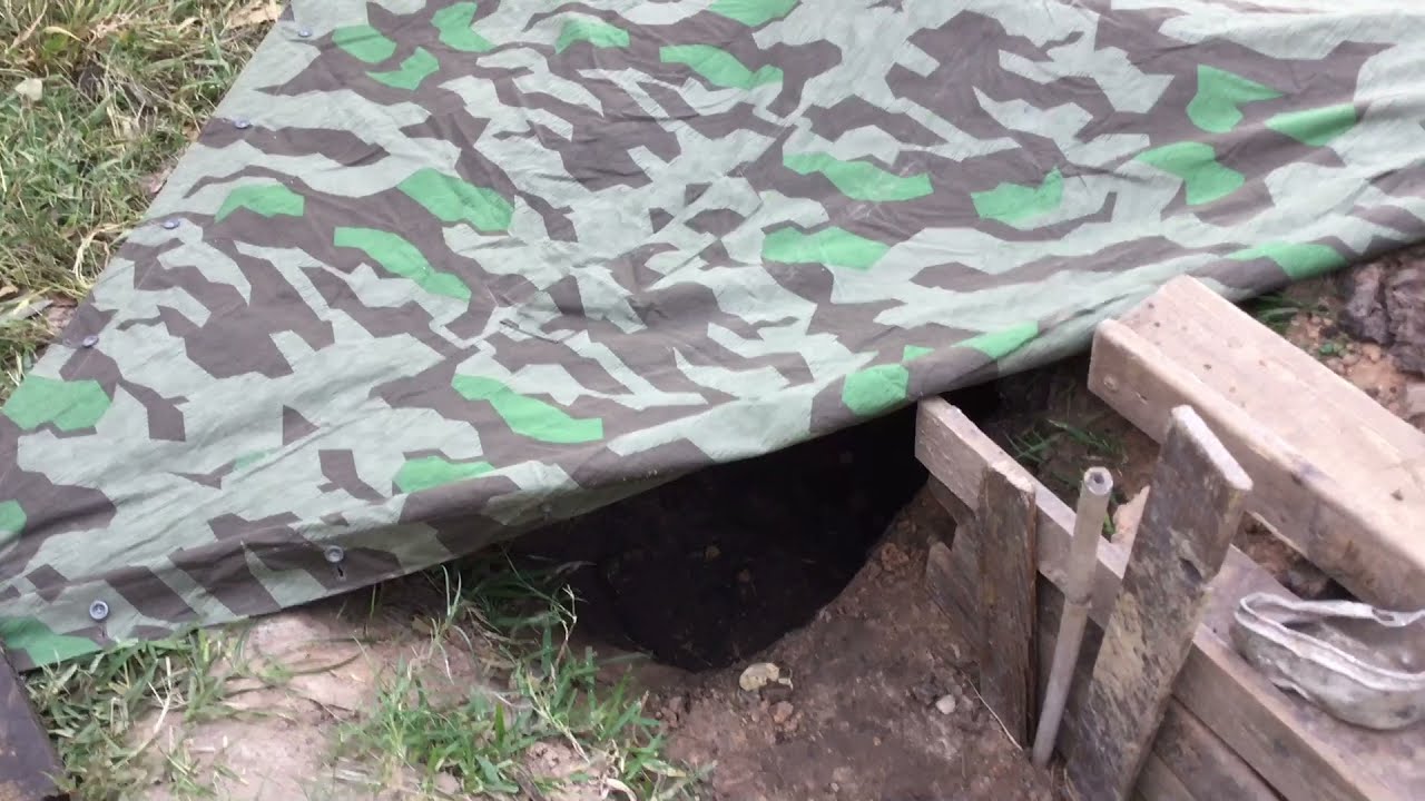 WW2 German Normandy D-Day Trench | Sleeping Area too! HD - YouTube