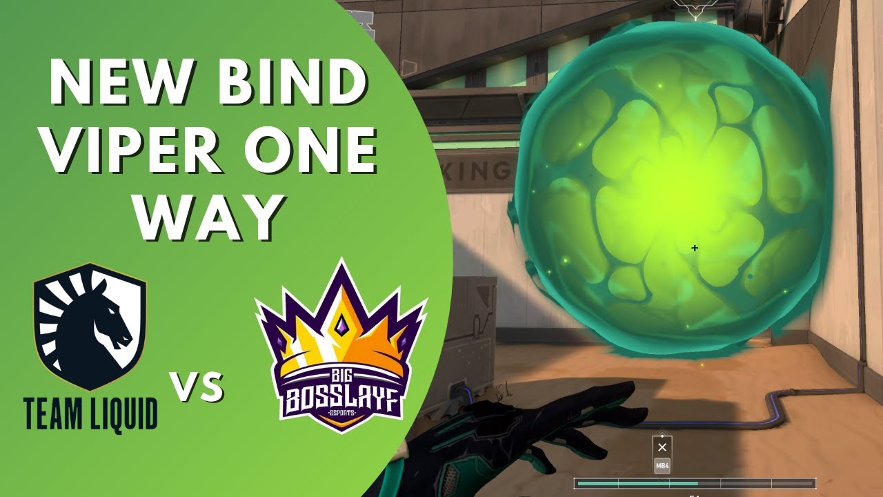 How to use PRO Viper oneway on Bind Attack side [Team Liquid vs BBL ...