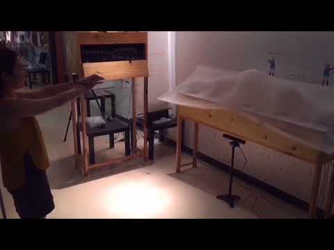Interactive Installation Pneumatic interactive device - YouTube