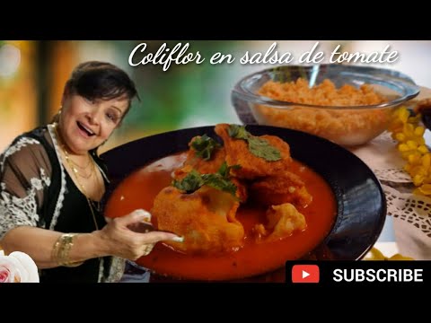 Coliflor en Salsa de Tomate - YouTube