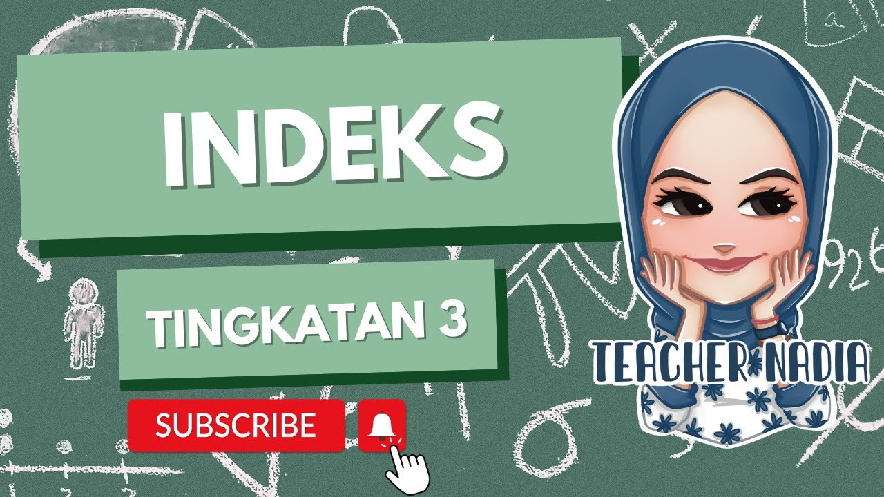 TINGKATAN 3 : BAB 1 | INDEKS - YouTube