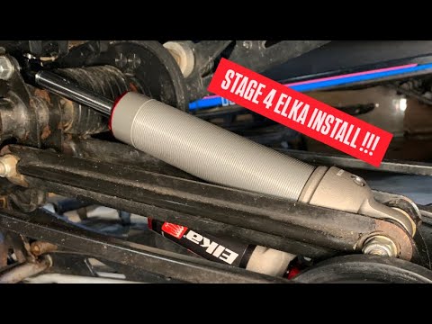 Stage 4 ELKA Rear Shock Install - YouTube