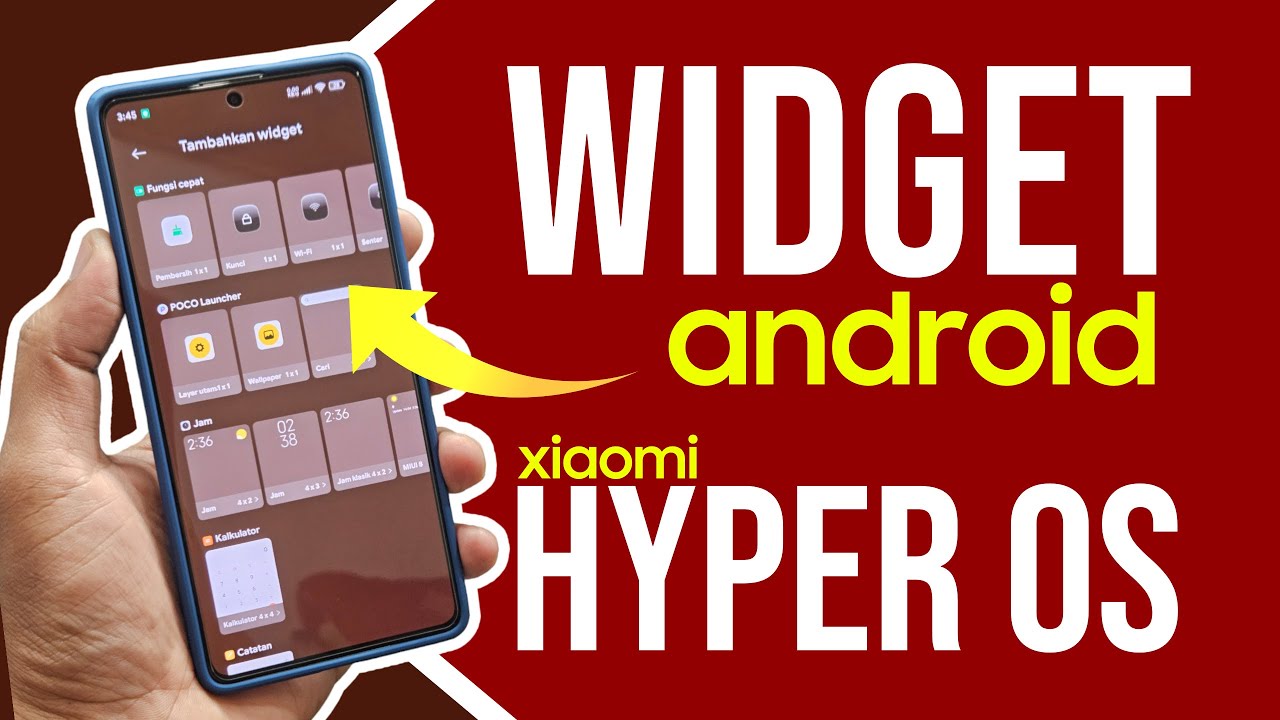 Cara Tambahkan Semua Widget Android di Xiaomi Hyper Os - YouTube