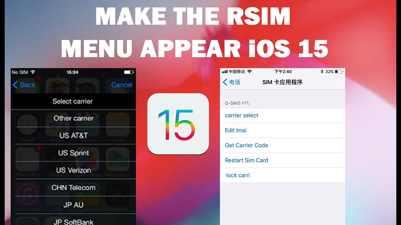 R-SIM DOES NOT OPEN MENU | R-SIM DOES NOT APPEAR THE MENU | iOS 16 ...