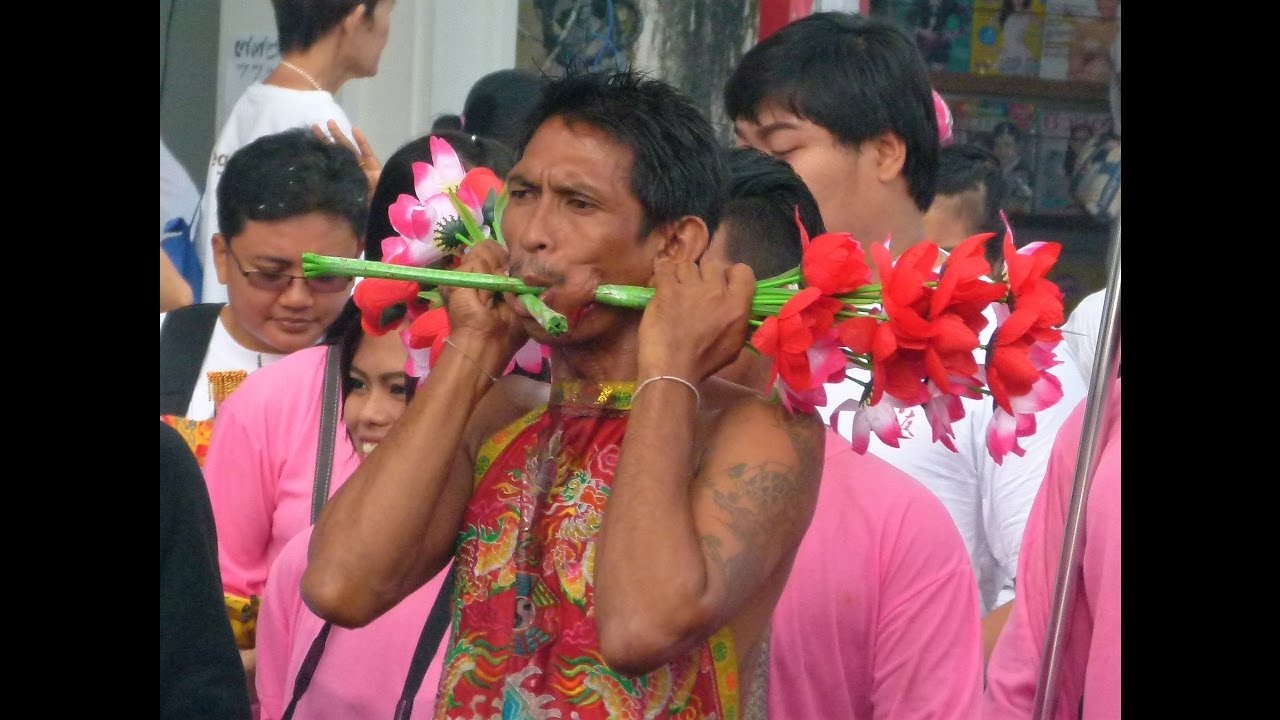 Extreme Facial Piercing In Thailand Youtube
