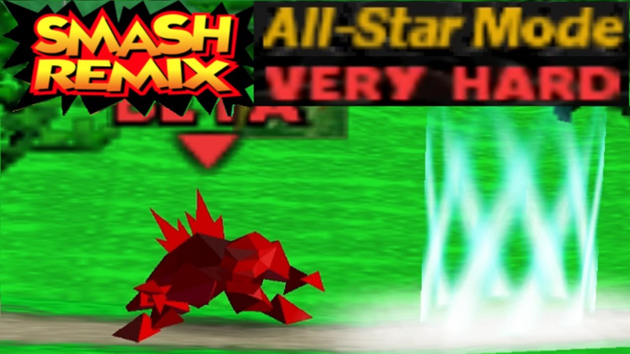 Smash Remix - All Star Mode Gameplay with Polygon Bowser (VERY HARD ...