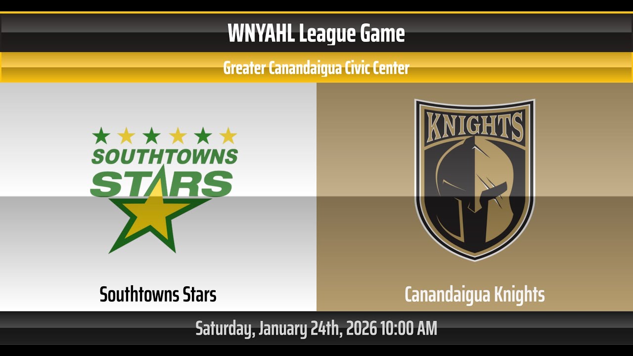 Southtowns Stars - Schneider vs. Canandaigua Knights - Carissimo | 11U ...