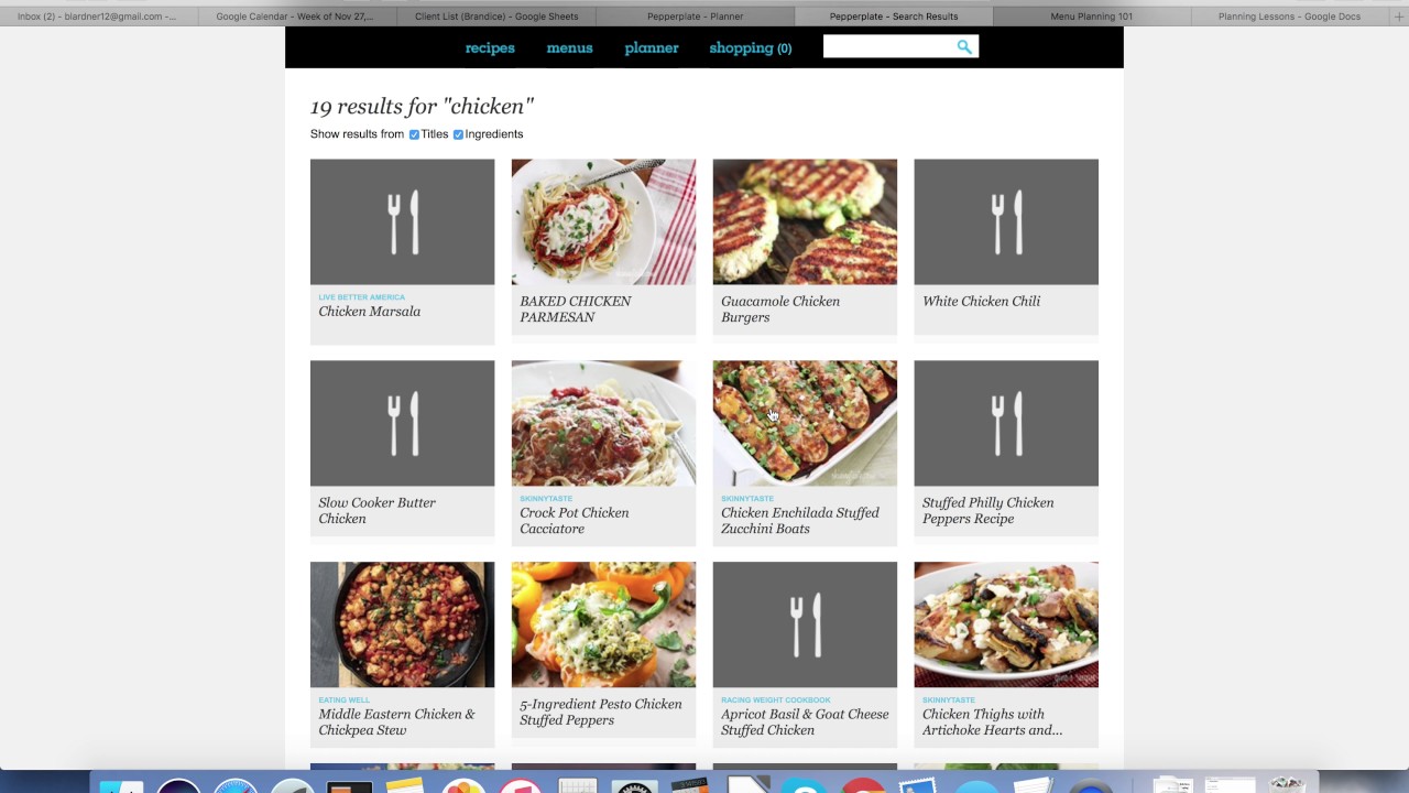 Pepperplate Planning - YouTube
