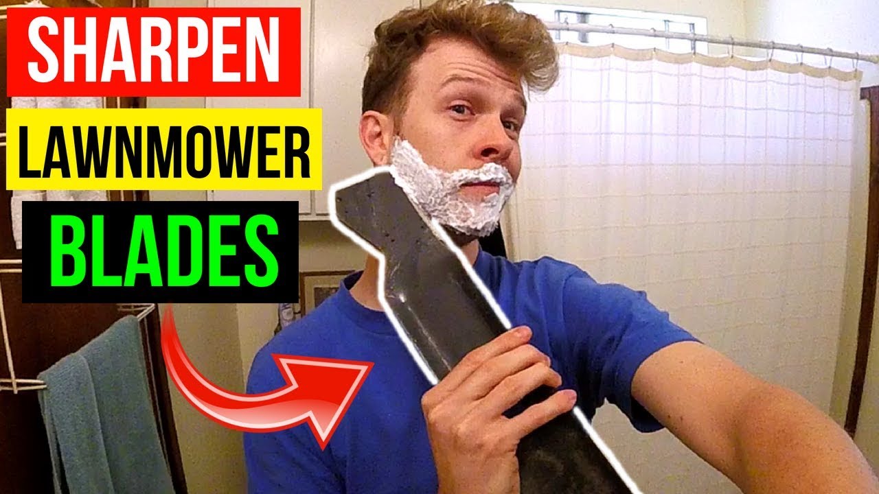 How To Sharpen & Balance your Lawn Mower Blade -Jonny DIY - YouTube