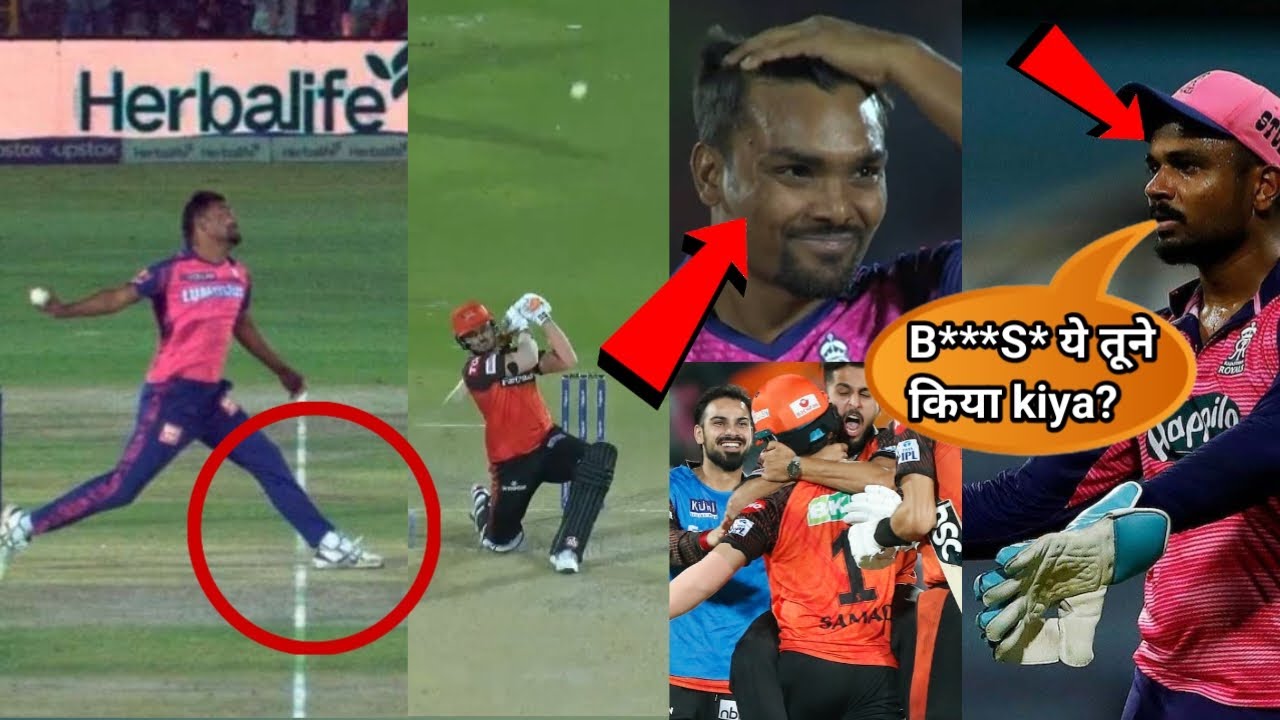 Last over के आख़िरी गेंद, राजस्थान को पढ़ गया भारी | Abdul vs sandeep ...