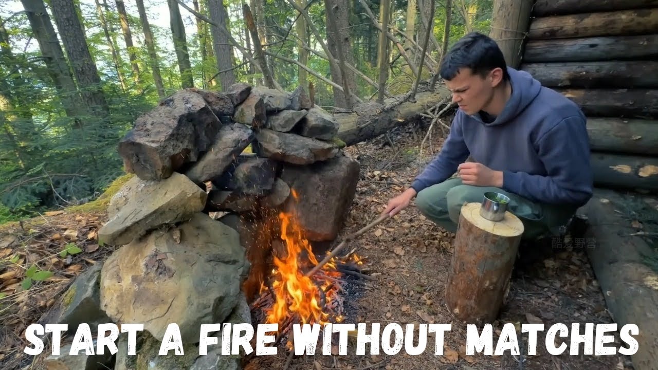 WILDERNESS SURVIVAL SKILLS: How to Start a Fire Without Matches # ...