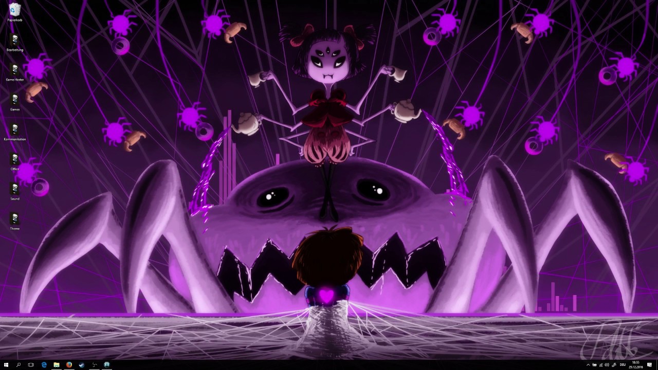 Animated Undertale Muffet background / Rainmeter - YouTube