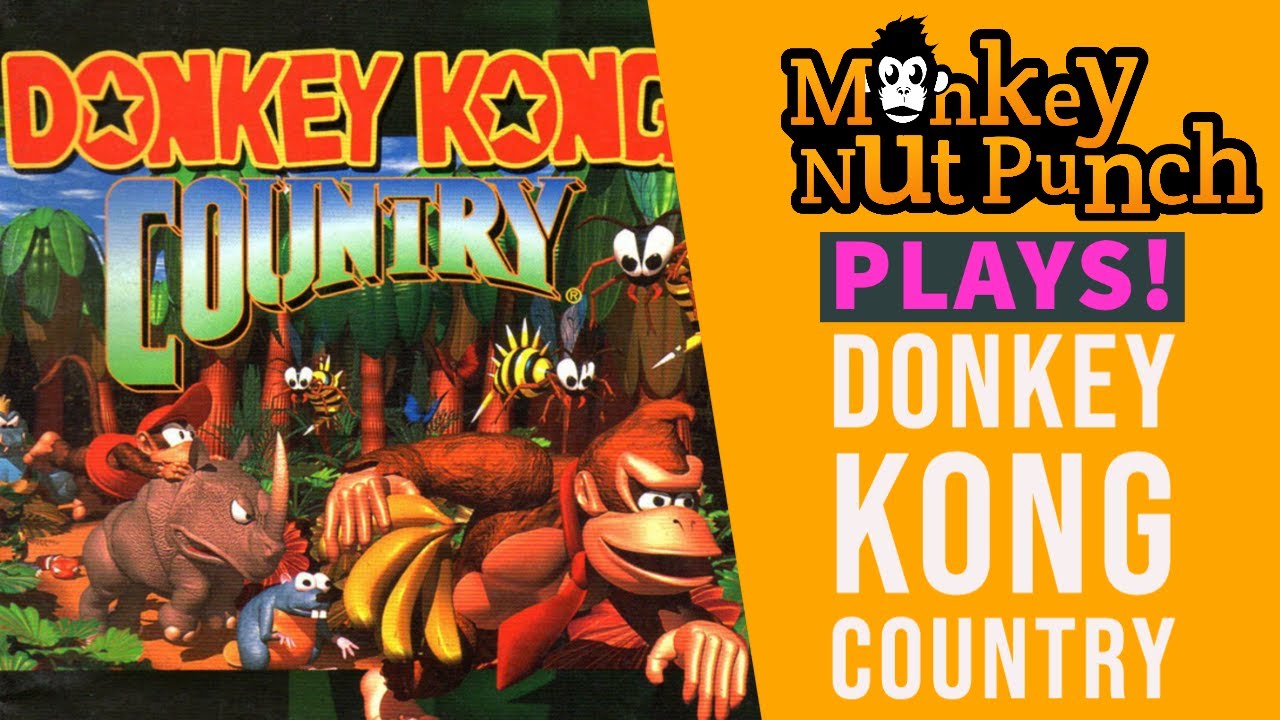 SNES Classic Donkey Kong Country - Monkey Nut Punch Live Does Gaming ...