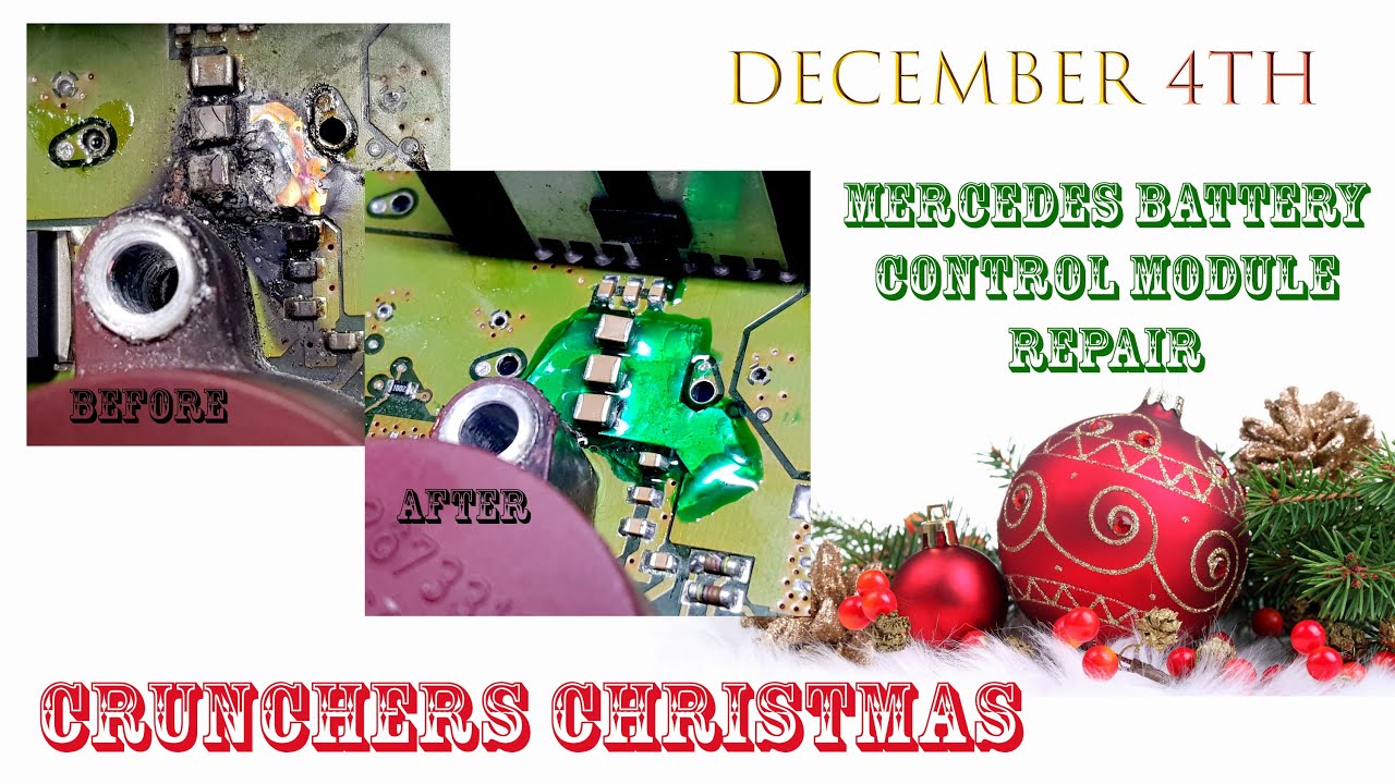 Crunchers Christmas 2022 : Mercedes R230 SL500 Battery Control Module ...
