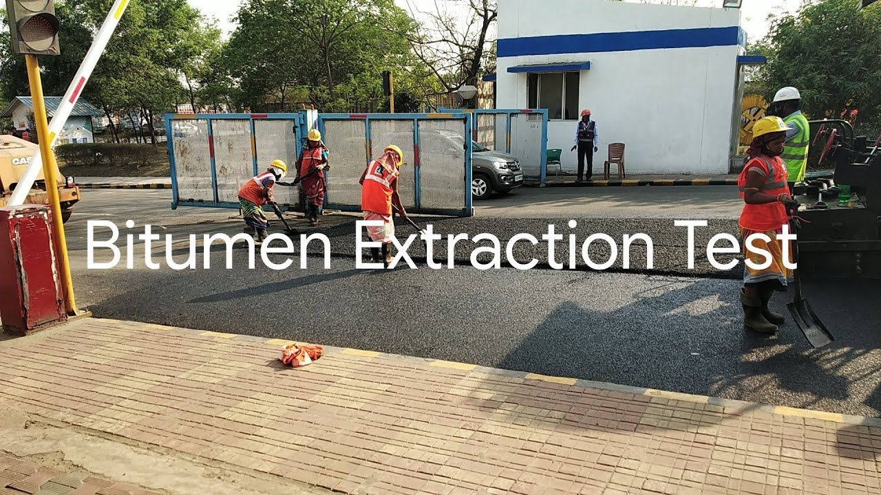 Bitumen Extraction Test at Site - YouTube