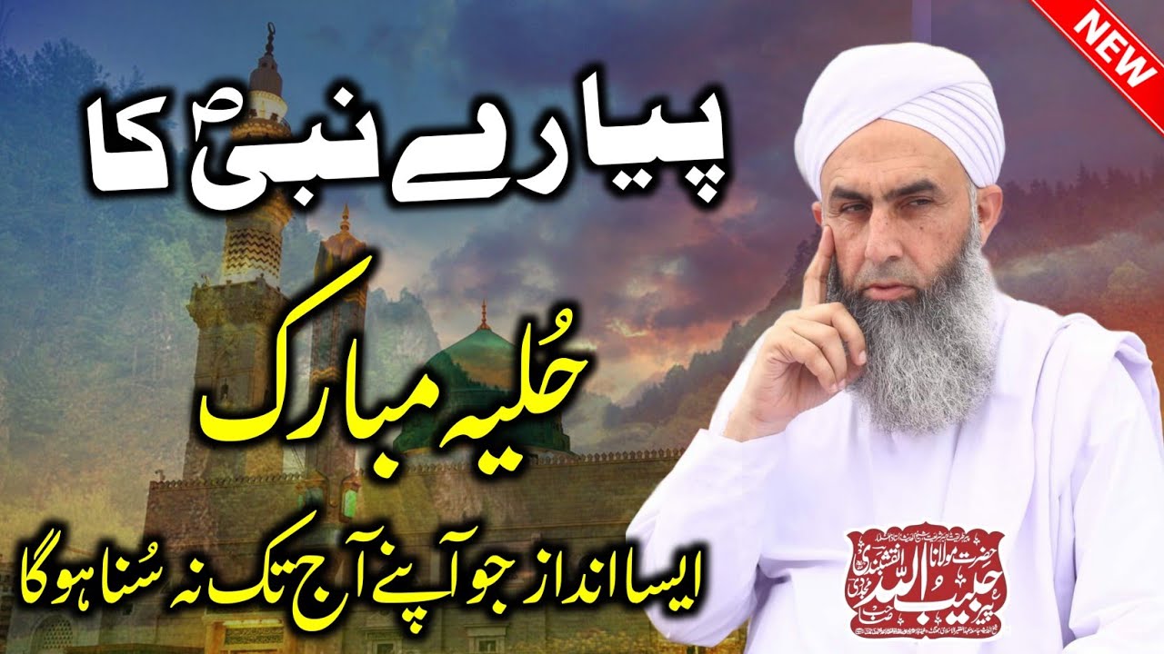 Nabi (s.a.w) Ka Hulya Mubarak | Very Beautiful Bayan | Molana Peer ...