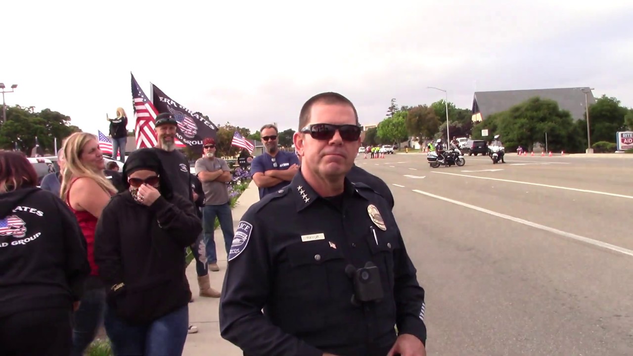PROTEST! Grover Beach, California. - YouTube