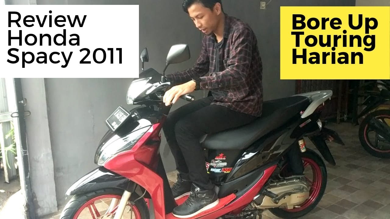 Vlog Review modifikasi Honda Spacy 2011 Boreup Harian - YouTube