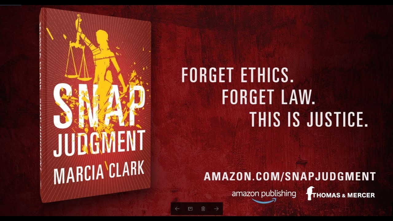 Snap Judgment by Marcia Clark | Official Book Trailer - YouTube