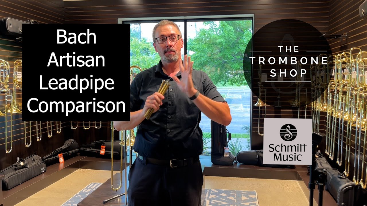 THREE DIFFERENT VOICES! Bach Artisan Large Bore Tenor Leadpipe ...