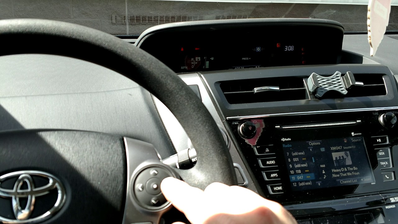 How to reset a maintenance light on a 2015 Toyota prius - YouTube