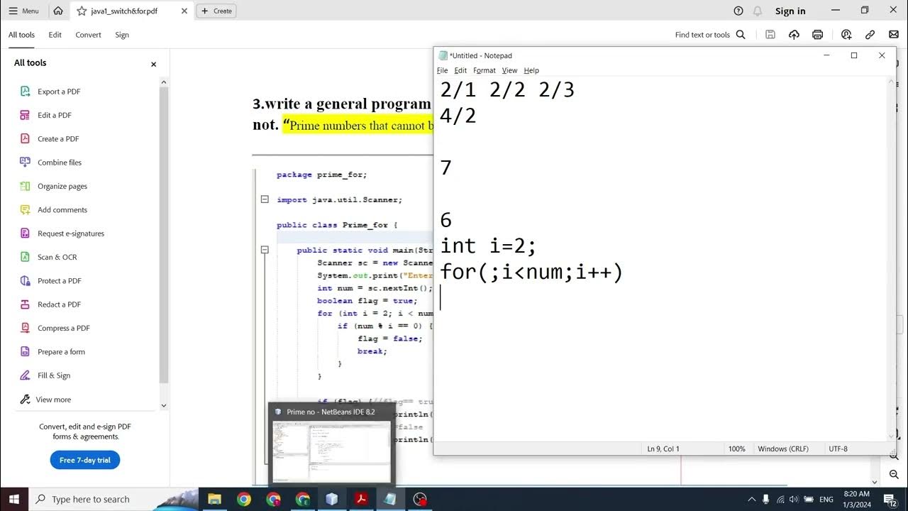 Prime or Not - Java 1 - YouTube