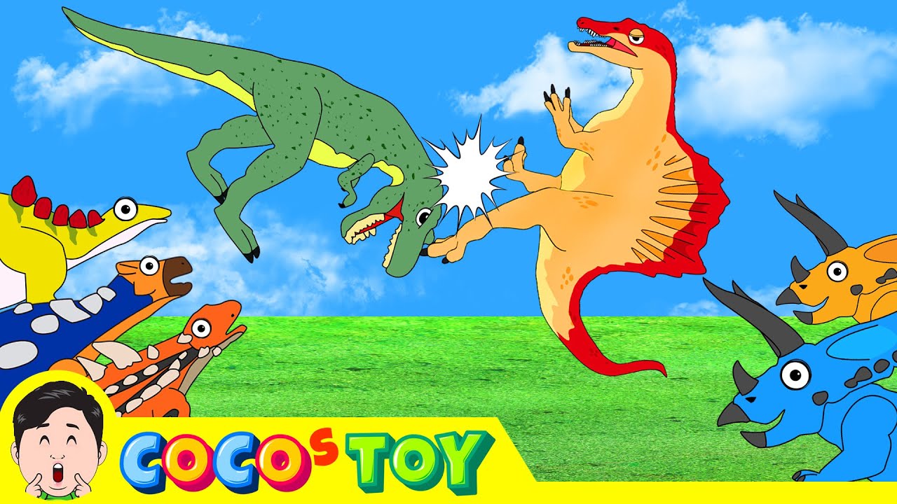 No one's brave from the start 4ㅣdinosaurs cartoons for kidsㅣCoCosToy ...