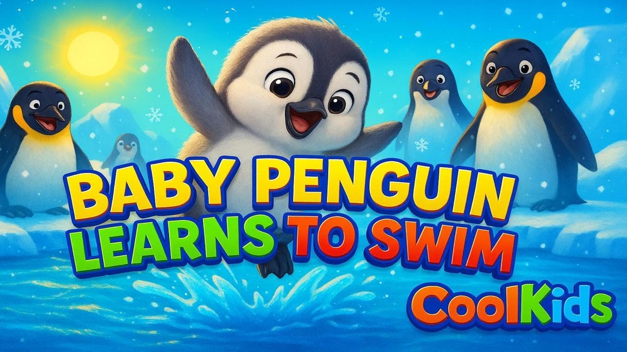 Baby Penguin Learns To Swim | Will Pippin The Baby Penguin Take The ...