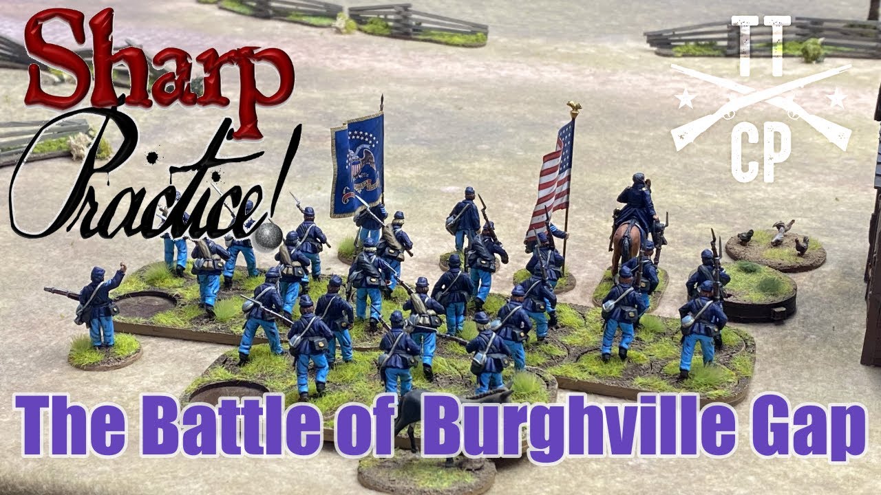 Tabletop CP: Sharp Practice Battle Report- The Battle of Burghville Gap ...
