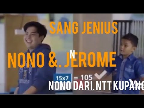 NONO dan JEROME Jenius Matematika #nono - YouTube