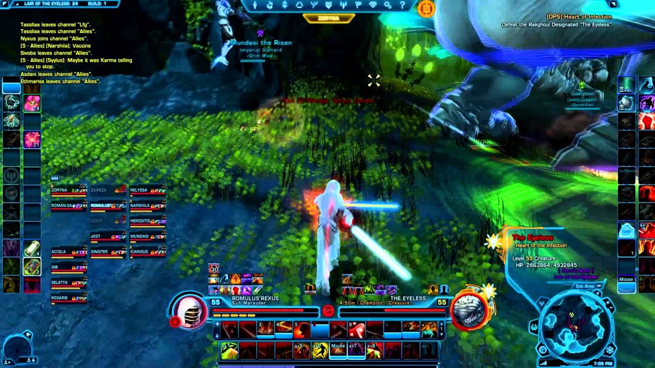swtor Heart of Infection Op 'The Eyeless' - YouTube