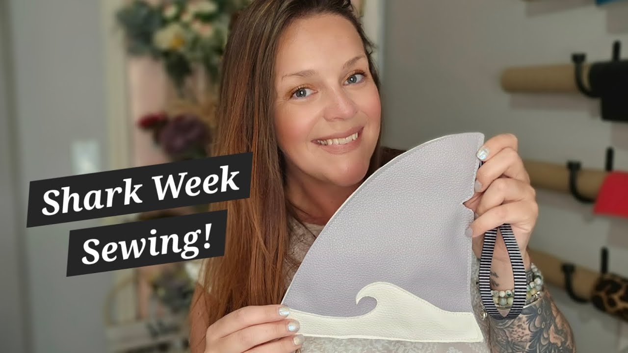 Sharks & Sewing! SHARK FACTS & sewing up my own Shark Fin Crossbody ...
