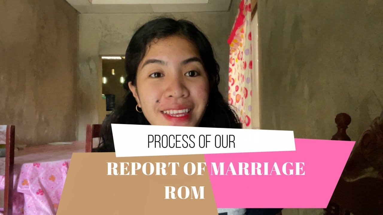 Process for our Report of MARRIAGE (ROM)/we got our PSA MC/ONLINE ...