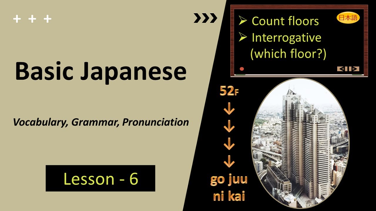 Basic Japanese (Count floors in Japanese) | Lesson 6 - YouTube