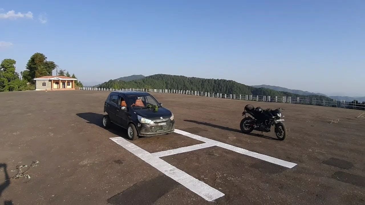 Driving Modified Alto k10 to Shimla Helipad 🔥 Beautiful Sunset - YouTube
