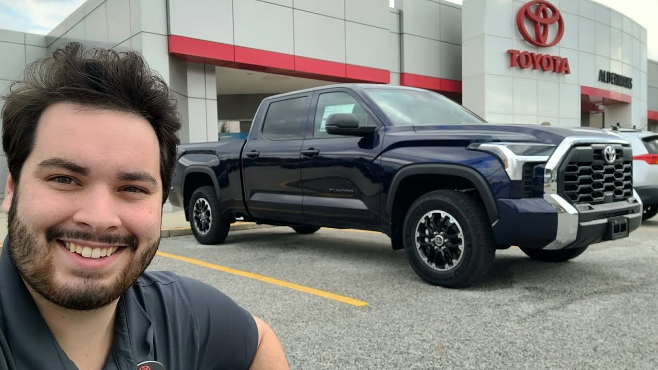 2024 Toyota Tundra SR5 TRD Off-Road in Blueprint - YouTube