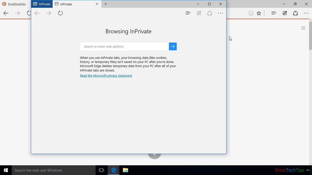 Enable incognito (InPrivate) mode in Edge - YouTube